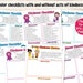 Editable Kindness Checklists for Kids - Customize Checklist Template in ...