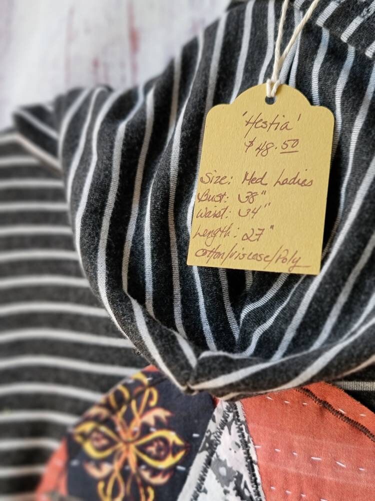 Upcycled Shabby Pentacle Kantha Quilt Hooded Knit Cardigan - Etsy