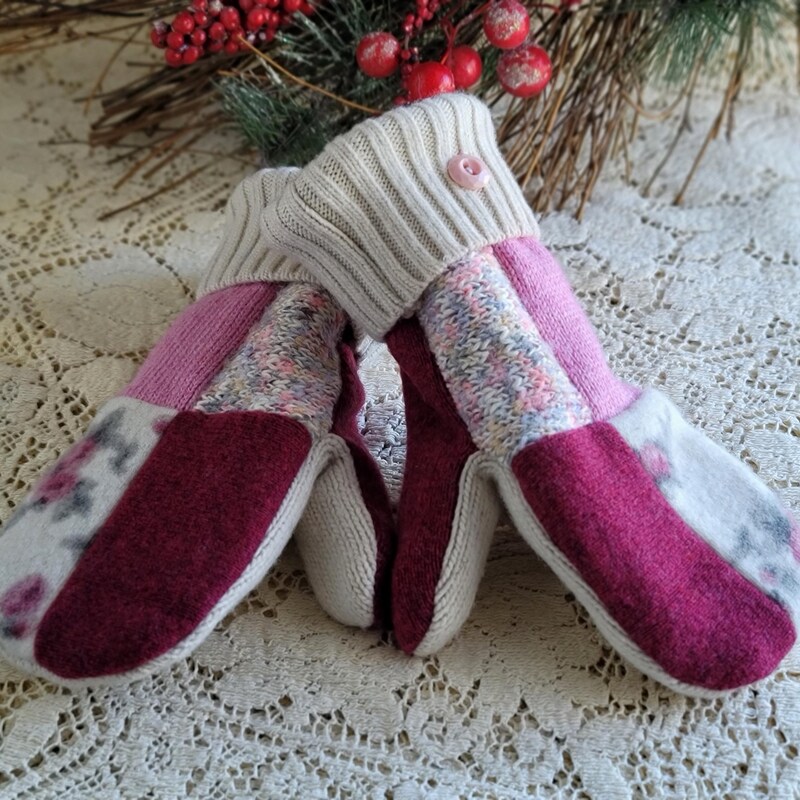 Upcycled Mittens - Etsy