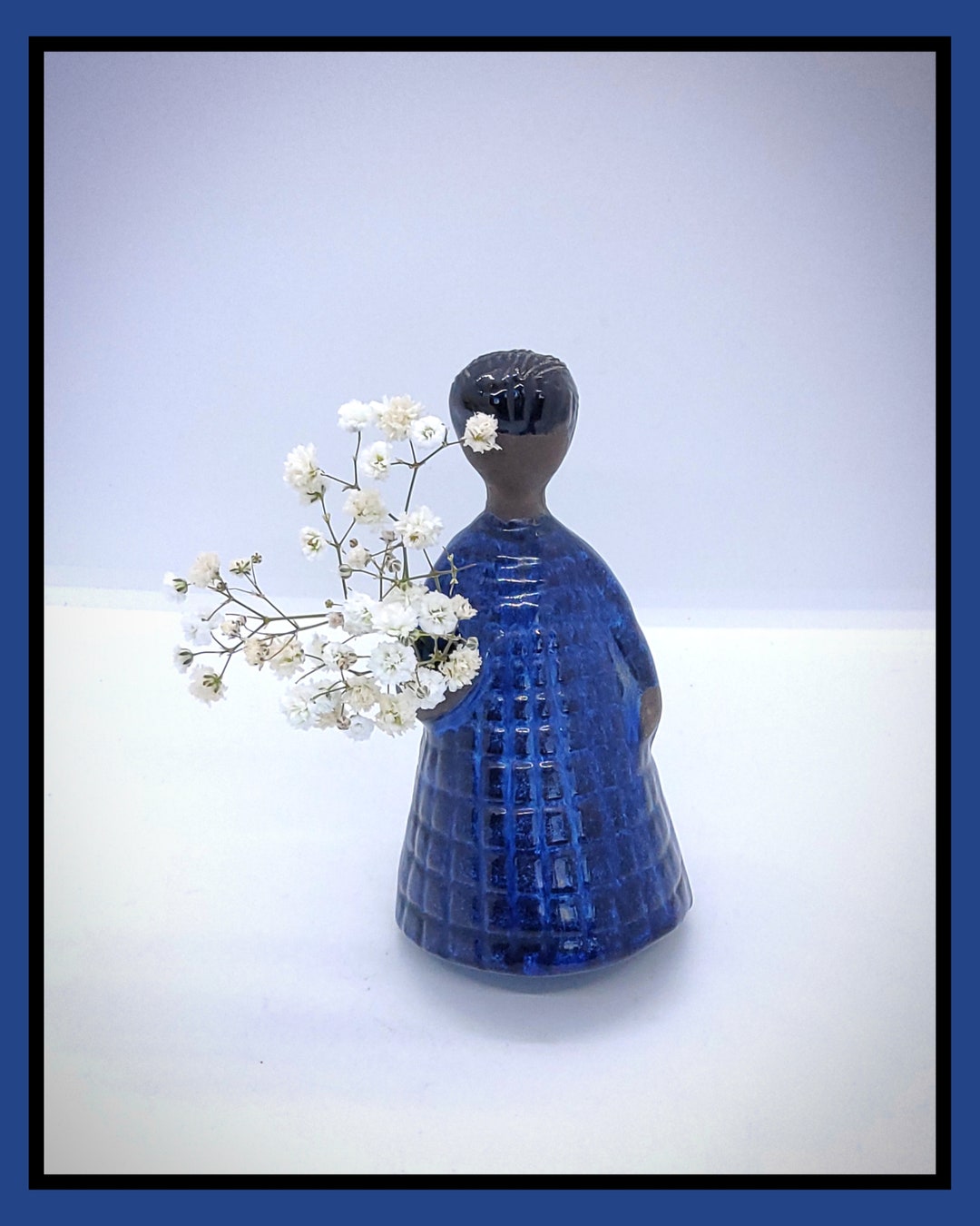 Vintage Ceramic Girl Figurine by Elsi Bourelius for Jie Gantofta Sweden ...