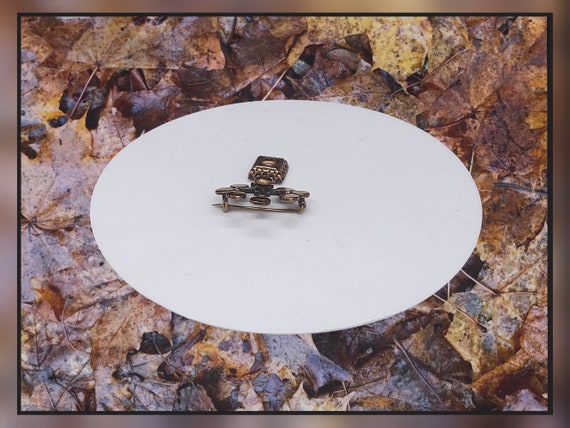 Finnish Pentti Sarpaneva 70's Lehti brooch pin - Gem