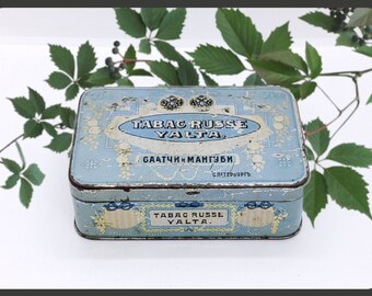 Russian Tin Box - Etsy