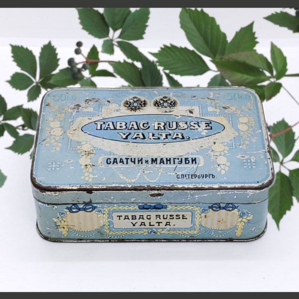 Russian Tin Box - Etsy