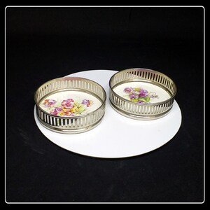Antique German BMF Pansy Pin or Ring Dishes, a Pair - Etsy