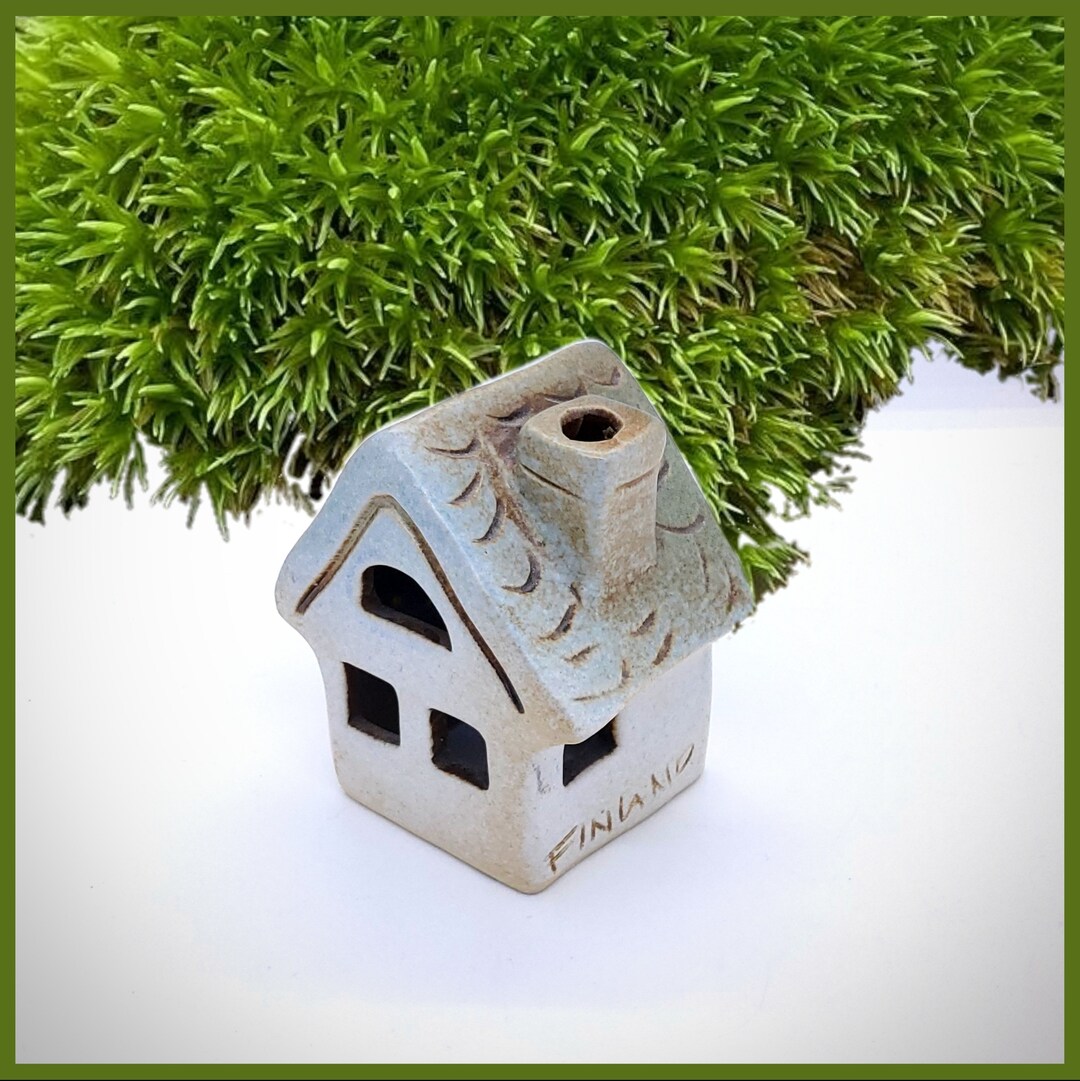 Vintage Finnish Handmade Pottery Art Miniature House - Etsy