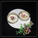 Antique German BMF Pansy Pin or Ring Dishes a Pair - Etsy