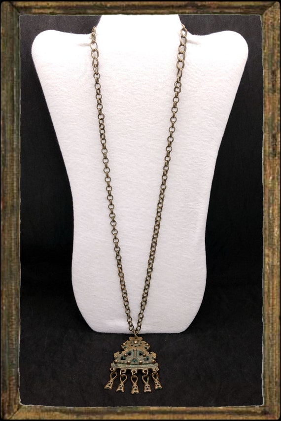 Traditional Finnish Kalevala Koru big bronze Karkku n… - Gem