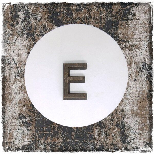 Metal Letter E - Etsy