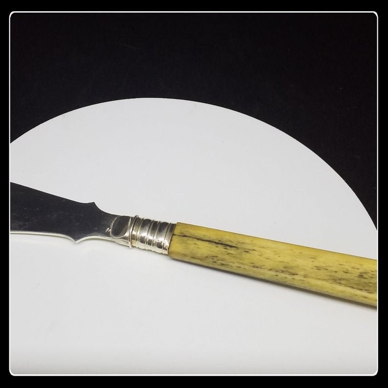 Antique Swedish Silver Engraved Butter Knife - Etsy