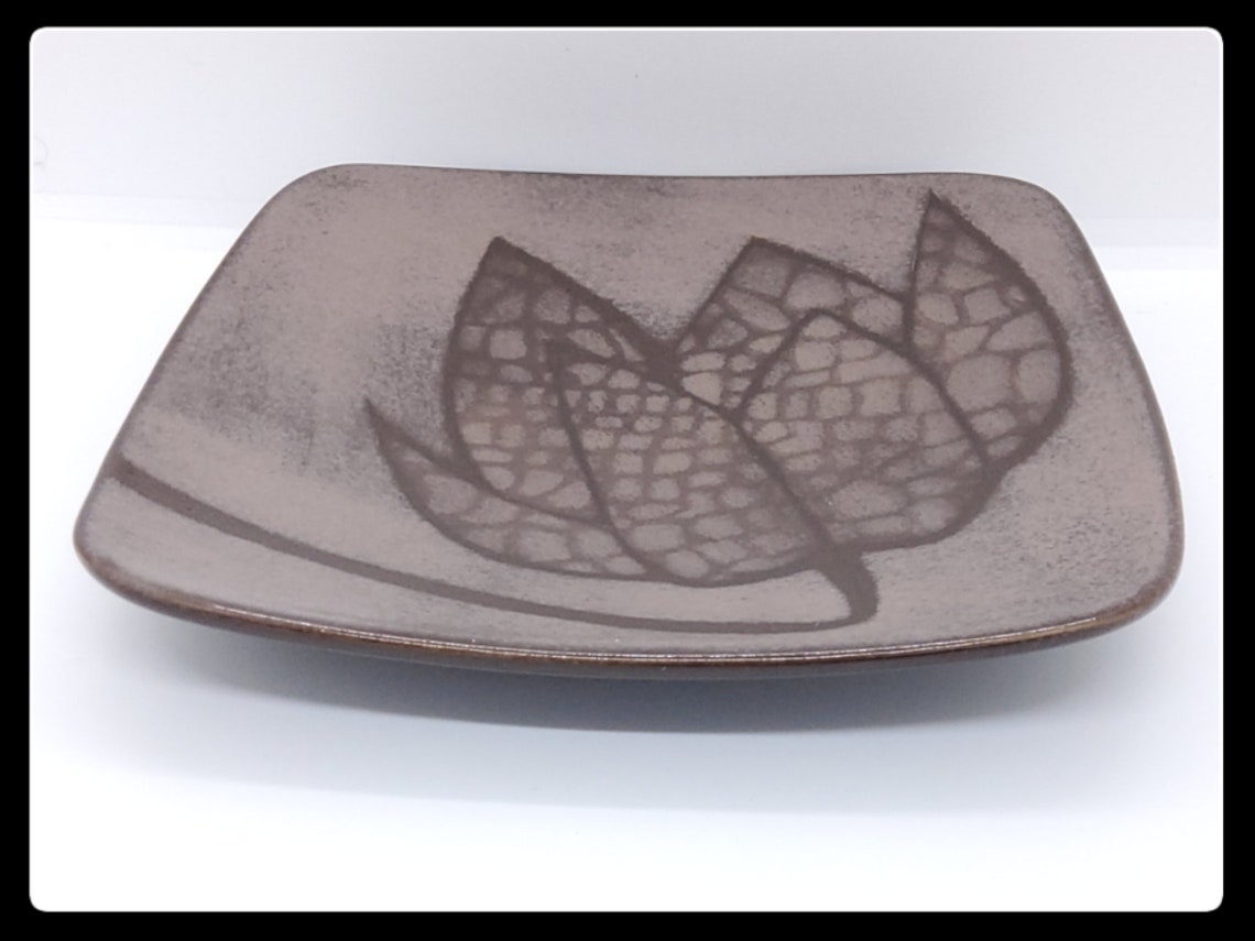 Vintage Finnish Pentik Studio Handmade Ceramic Fritillary Art Plate ...