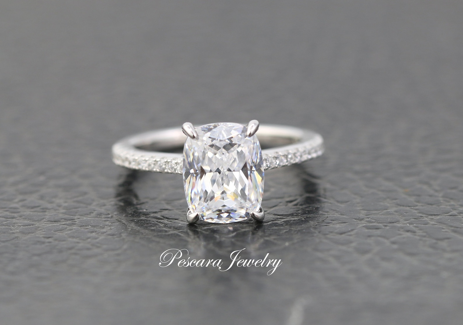 10x8mm 4ct Rectangle Cushion Cut Engagement Ring Cushion - Etsy