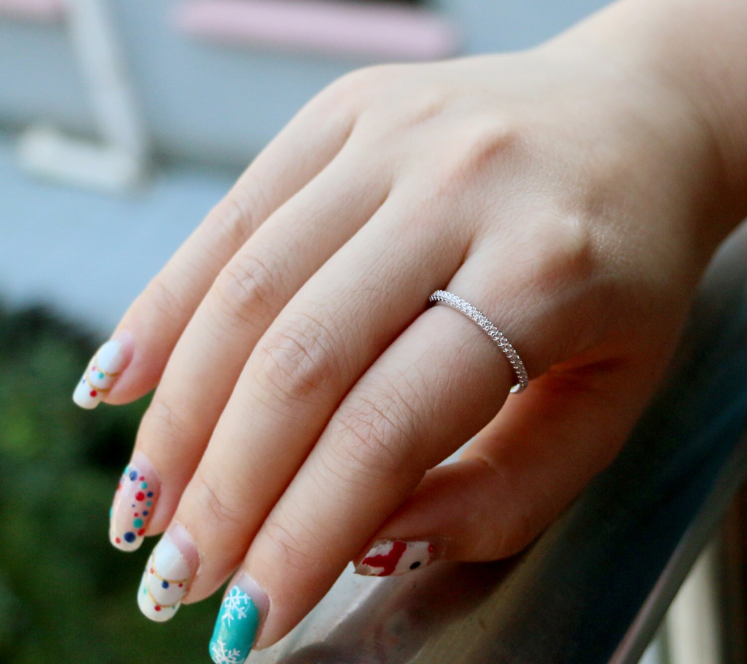 Sterling Silver Eternity Ring Full Eternity Band Engagement - Etsy