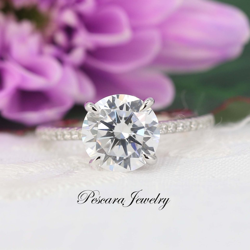 Vintage Cz 3 Carat Ring - Etsy