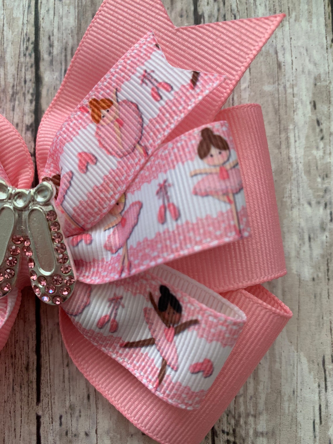 Ballerina Bow, Ballet Bow, Dance Bow, Pink Ballet Bow, Ballerina Hair ...
