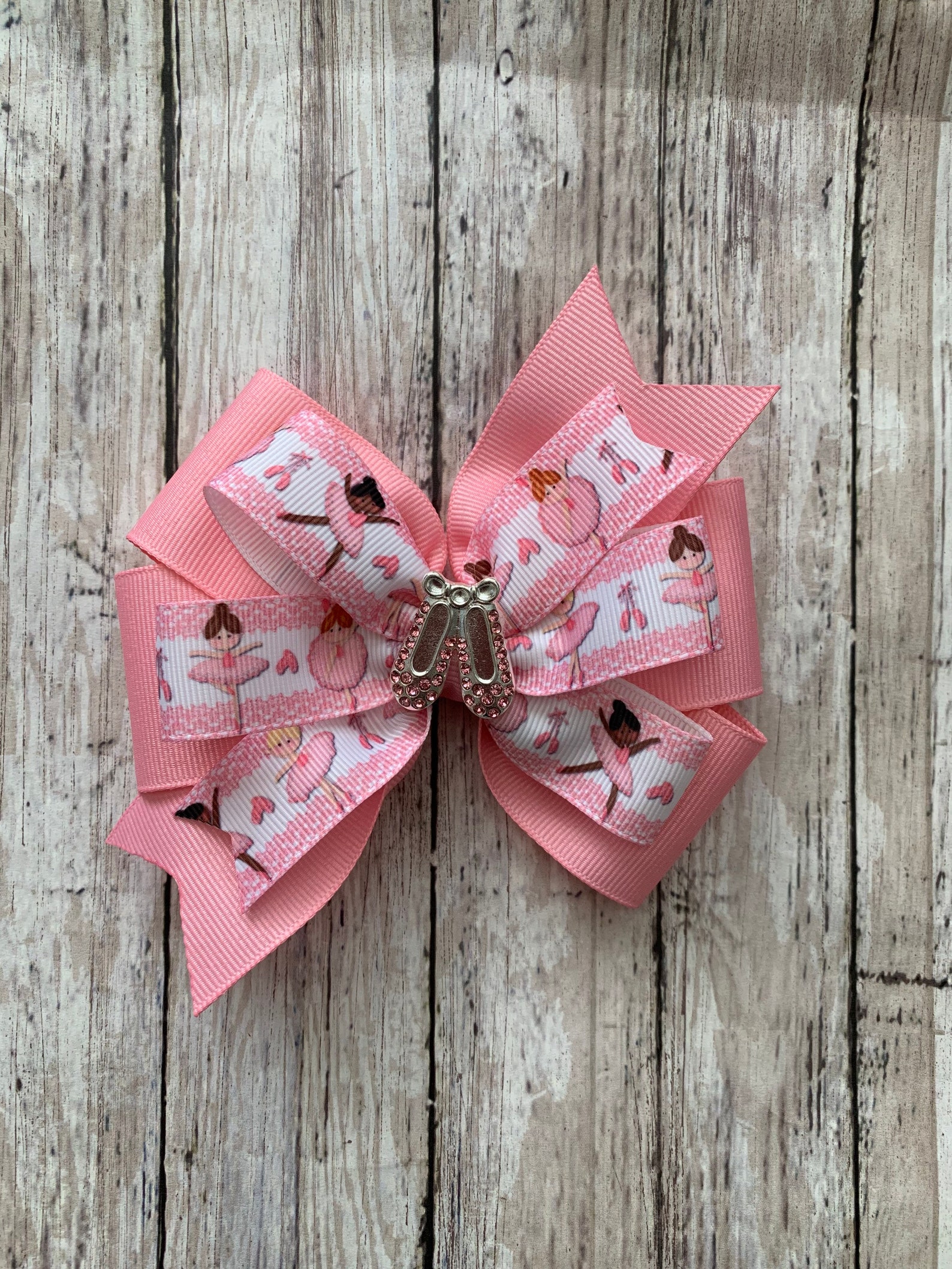 Ballerina Bow, Ballet Bow, Dance Bow, Pink Ballet Bow, Ballerina Hair ...