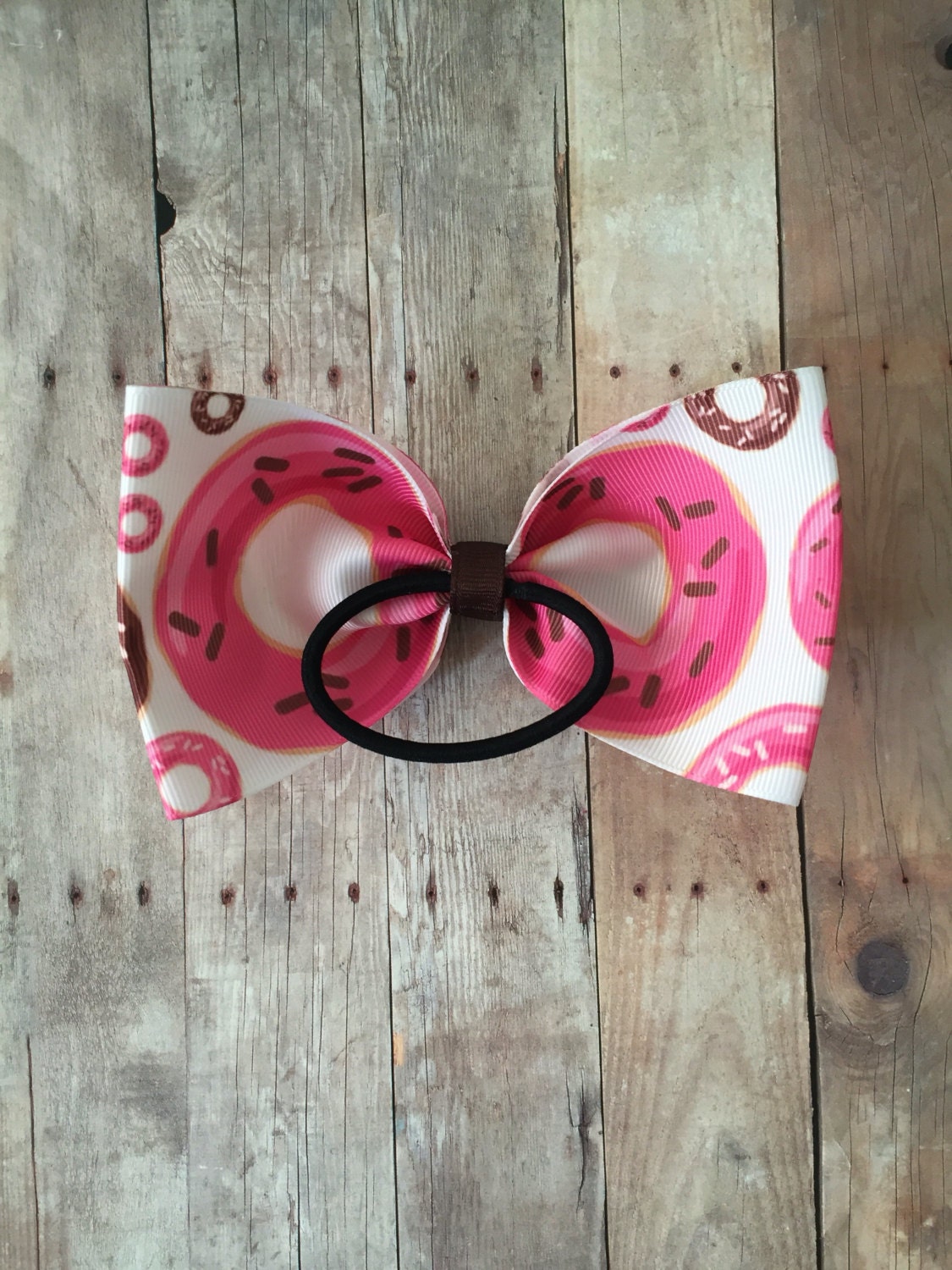 Donut Hairbow, Large Tuxedo Bow, Donut Tuxedo Bow, Tailles Bow ...