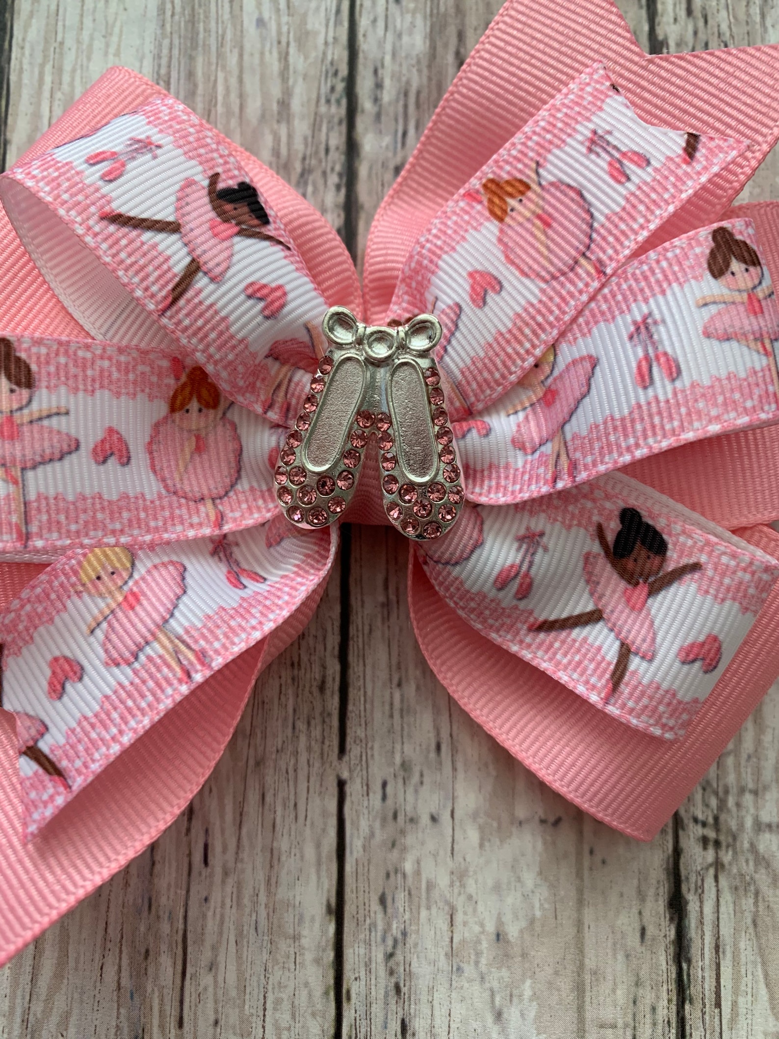 Ballerina Bow, Ballet Bow, Dance Bow, Pink Ballet Bow, Ballerina Hair ...