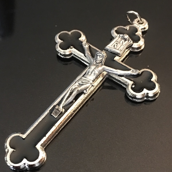 Black Crucifix - Etsy