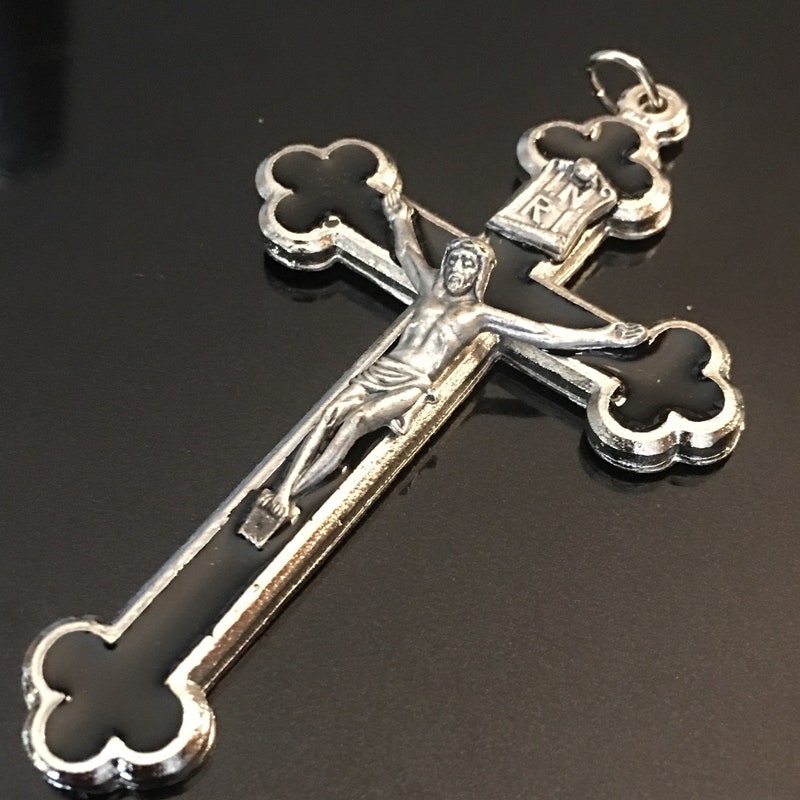 Black Crucifix - Etsy