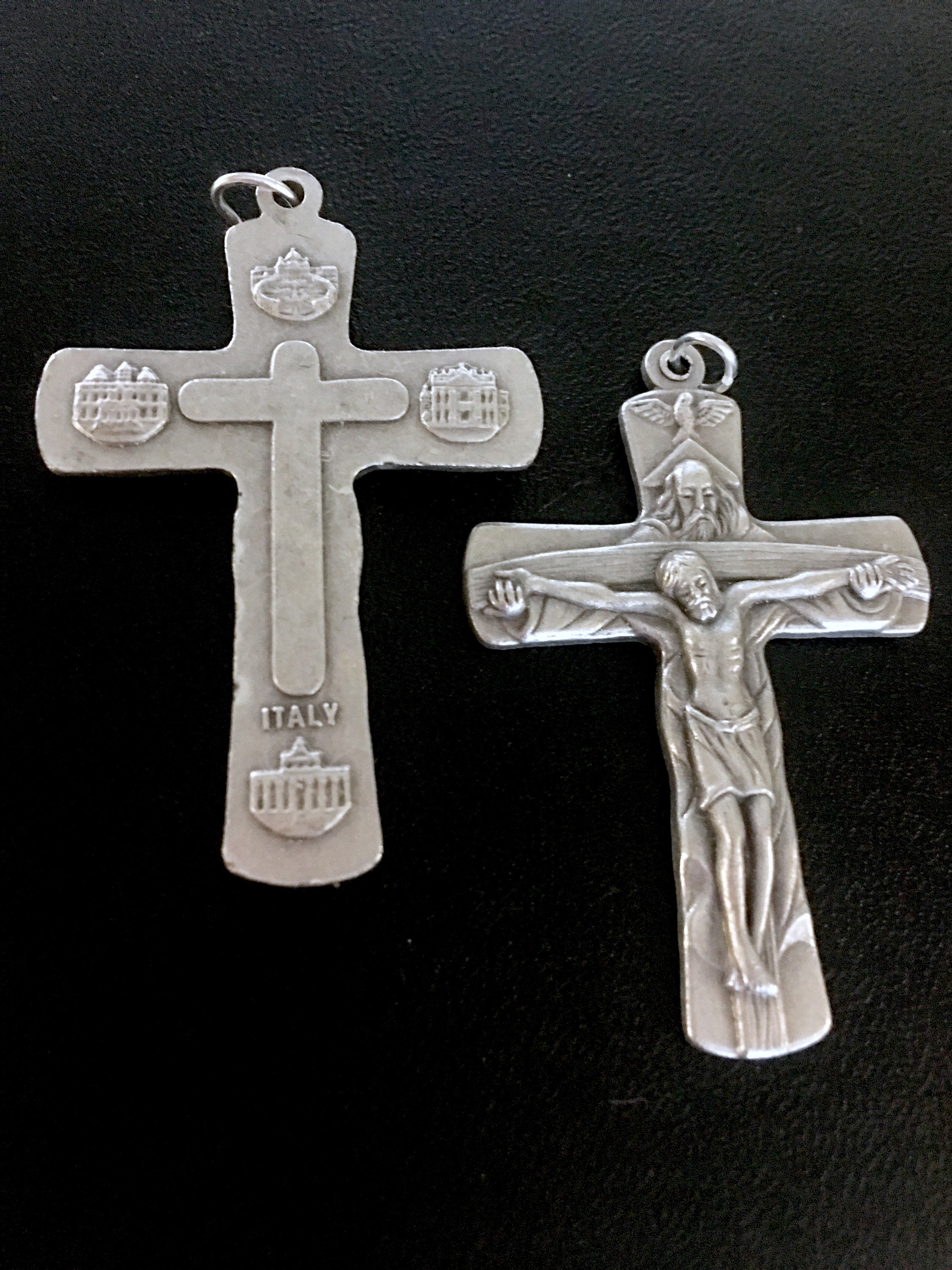 Trinity Jesus God and Holy Spirit Crucifix VINTATE STYLE - Etsy