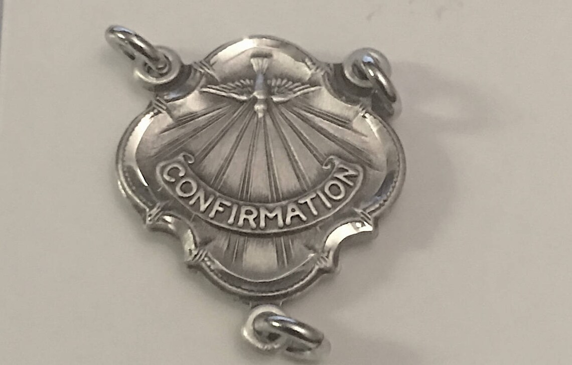 Confirmation 7 Spirits Holy Spirit Dove Small Sterling Silver - Etsy