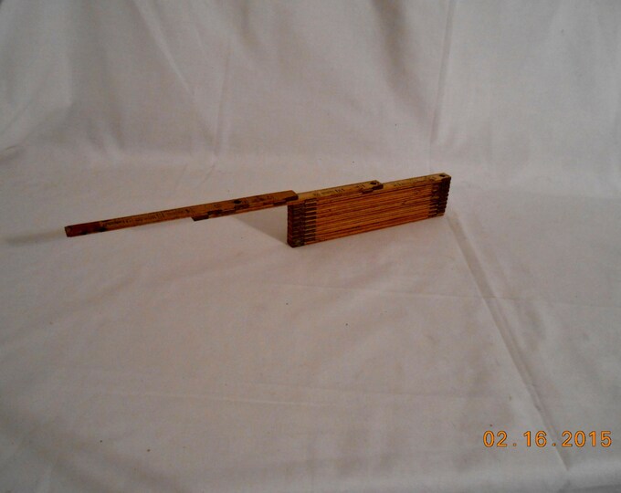Vintage Interlox Master Rule No 106, Slide Rule, 6' Wooden Rule Really ...