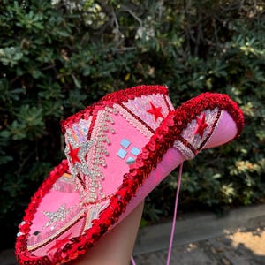 Chappell Pink Cowgirl Hat made to Order Item: Midwest Princess Tour ...