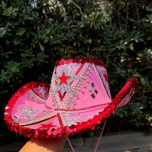 Chappell Pink Cowgirl Hat made to Order Item: Midwest Princess Tour ...