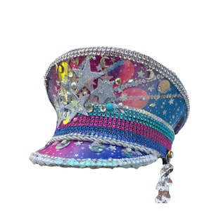 Supernova Stardust Captain's Hat made to Order Item - Etsy