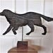 Folk Art Weather Vane Carved Wood Dog Retriever Signed Artist SR Tyler ...