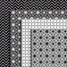 Digital Paper Black and White Polka Dots Stripes Chevron Check Lace ...
