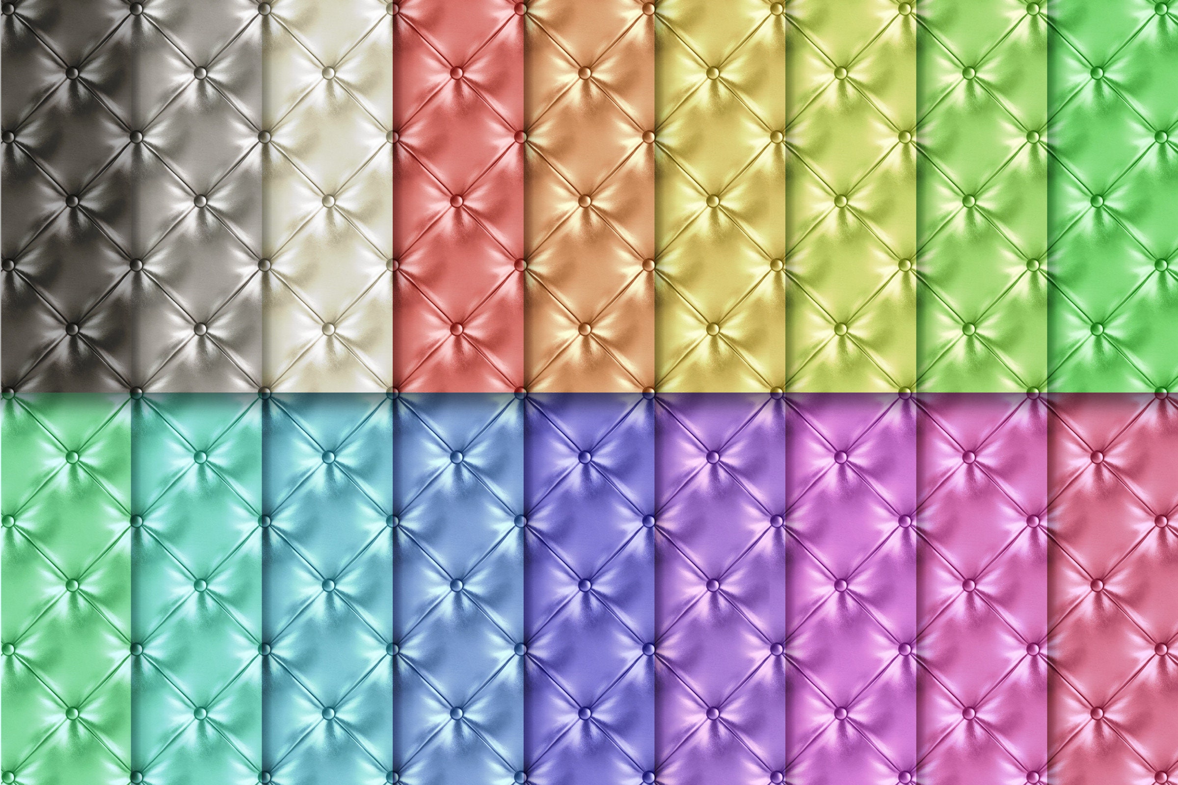 Leather Digital Paper Pack - Tufted Digital Paper Textures, Upholstery ...
