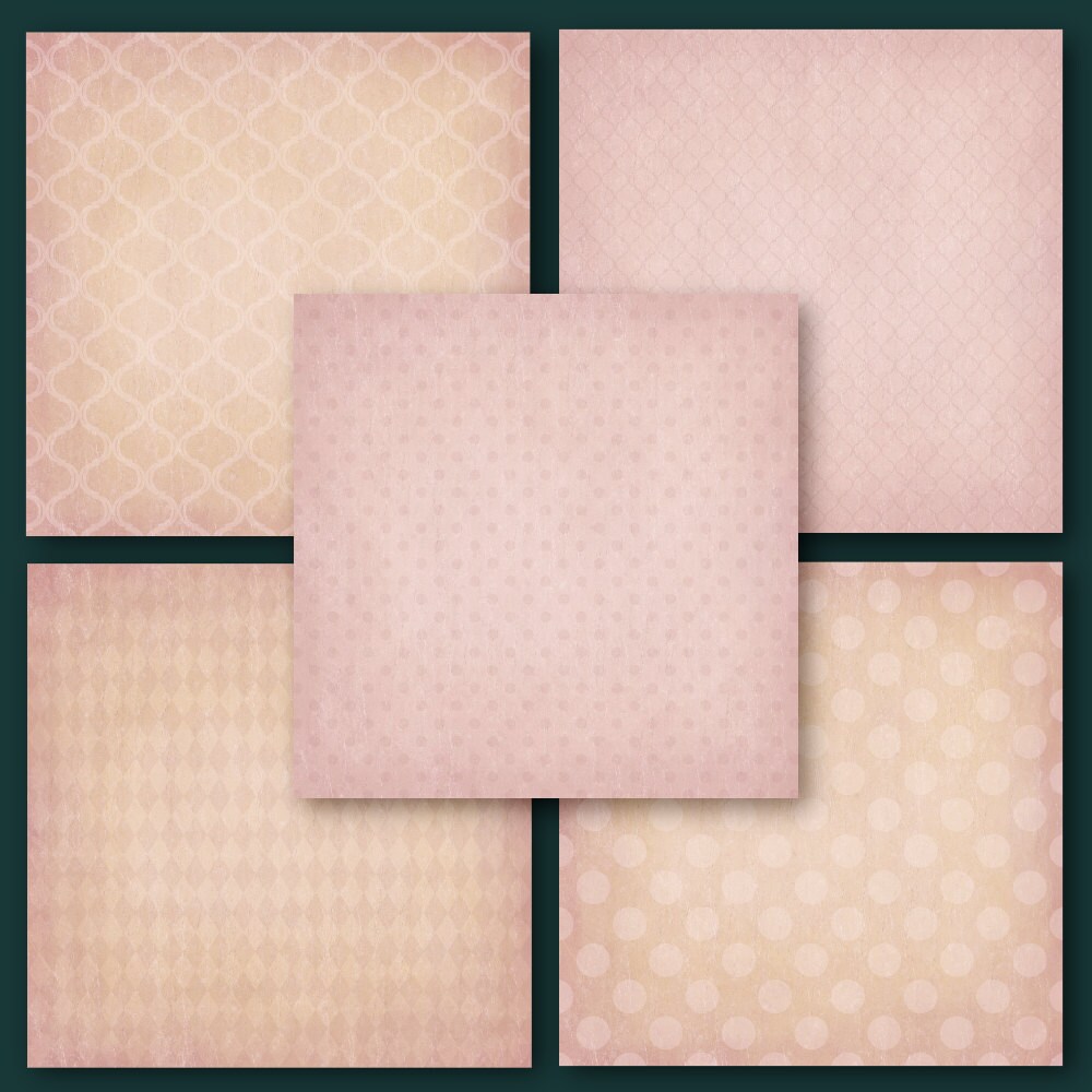 Pastel Digital Paper, Digital Paper Valentine, Digital Paper Commercial ...