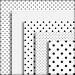 Polka Dot Digital Papers, Black and White, Polka Dot Papers Instant ...
