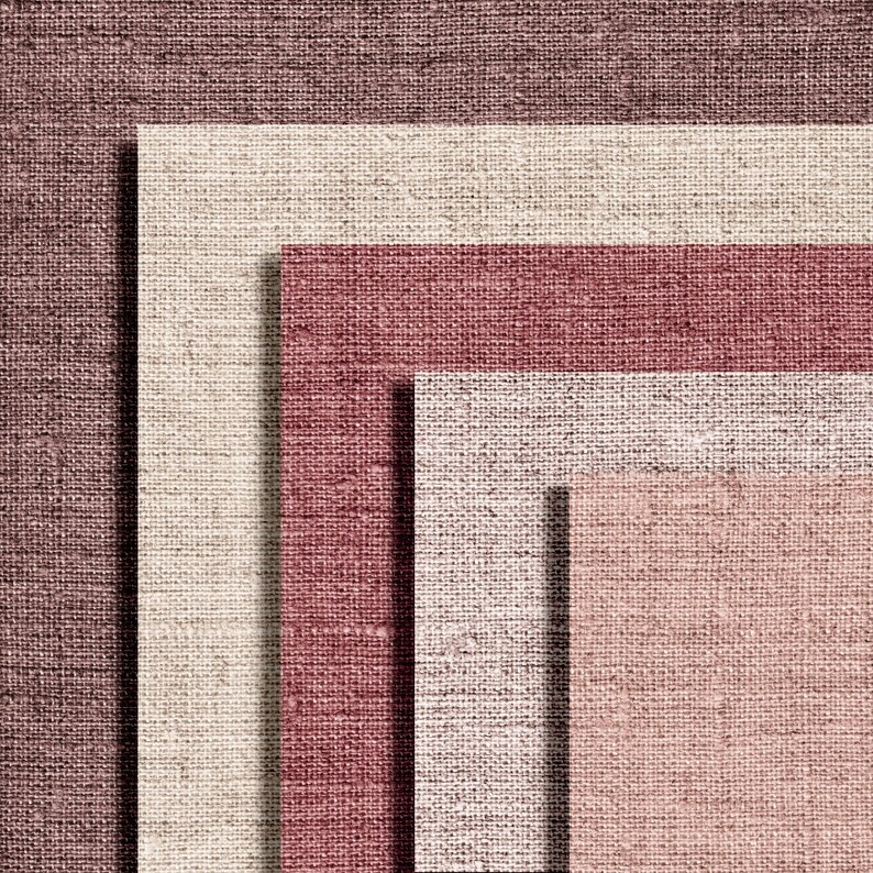 Rustic Digital Paper Pack Linen Paper Dusky Pink Background Gray ...