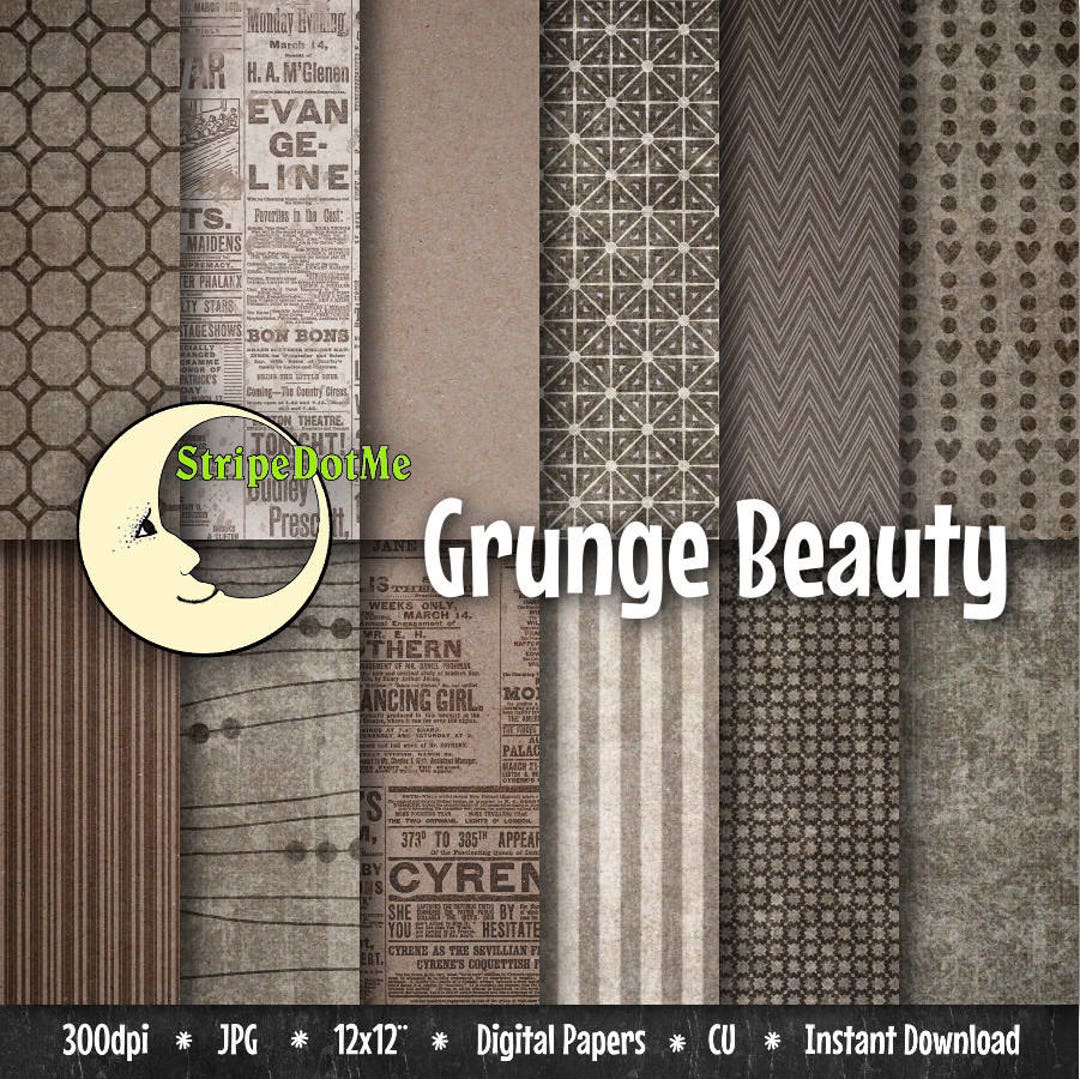 Vintage Digital Paper, Instant Download, Digital Background, Printable ...