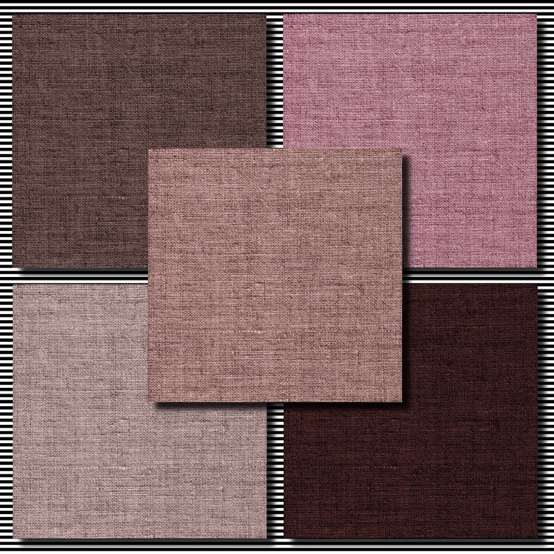 Rustic Digital Paper Pack Linen Paper Dusky Pink Background Gray ...