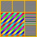 Rainbow Stripe Digital Papers Pack Horizontal Diagonal Bright ...