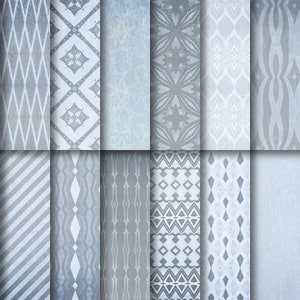 Blue Digital Paper - Scrapbook Paper, Digital Paper Blue, Blue ...