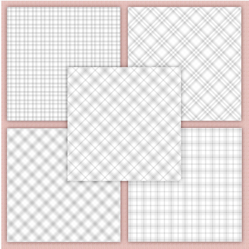 Plaid Overlays, Tartan Overlay, Transparent Plaid, Digital Scrapbooking ...