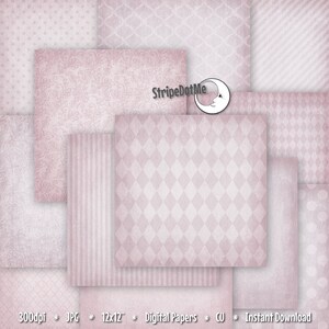 Digital Paper Pastel Paper Vintage Paper Lavender Paper Dots Quatrefoil ...
