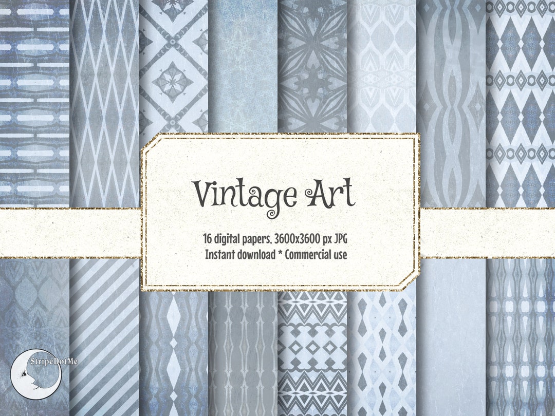 Blue Digital Paper Scrapbook Paper, Digital Paper Blue, Blue Background ...