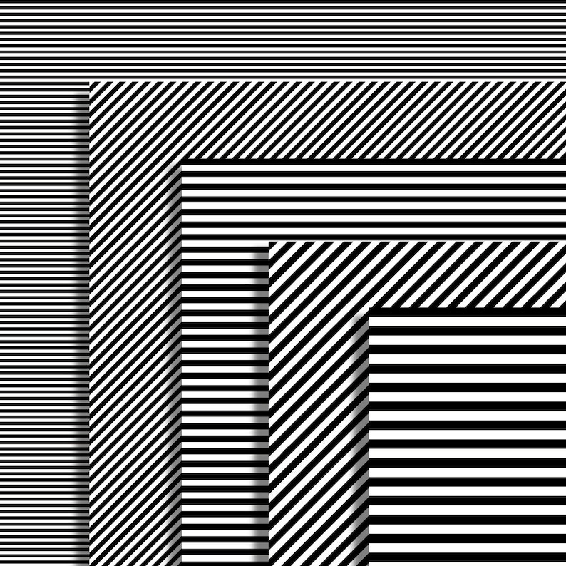 Stripes Overlays, Paper Overlays, Transparent Background, Fine Stripes ...