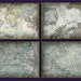 Vintage Maps, Digital Paper, 8.5x14 Blue Distressed Maps, Europe Maps ...