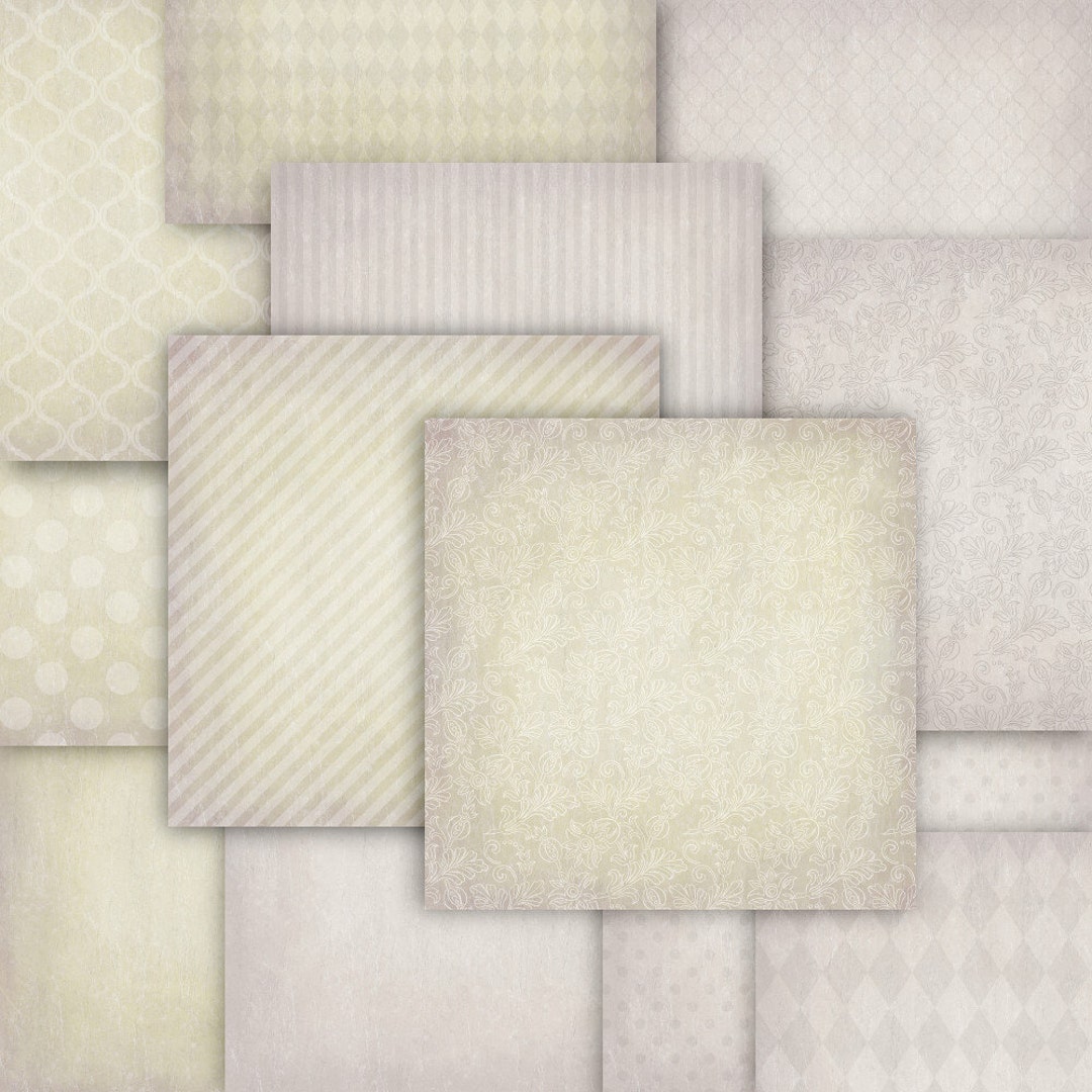 Vintage Grunge Digital Papers Pale Brown Green Vintage Stripes Dots ...