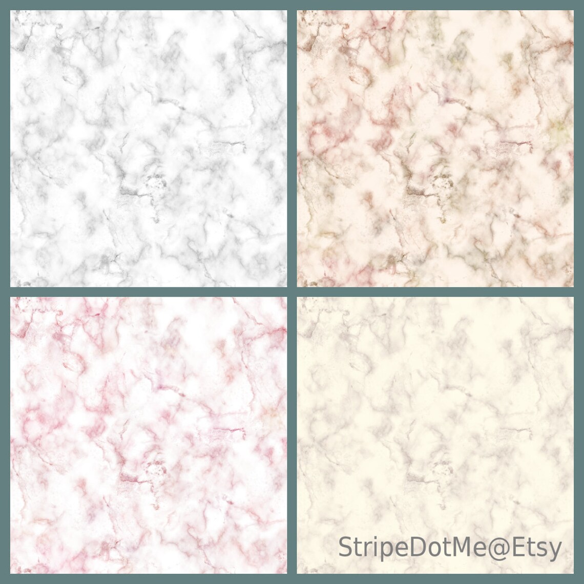 SEAMLESS Marble Digital Paper - Rose Gold Seamless Pattern, Printable ...