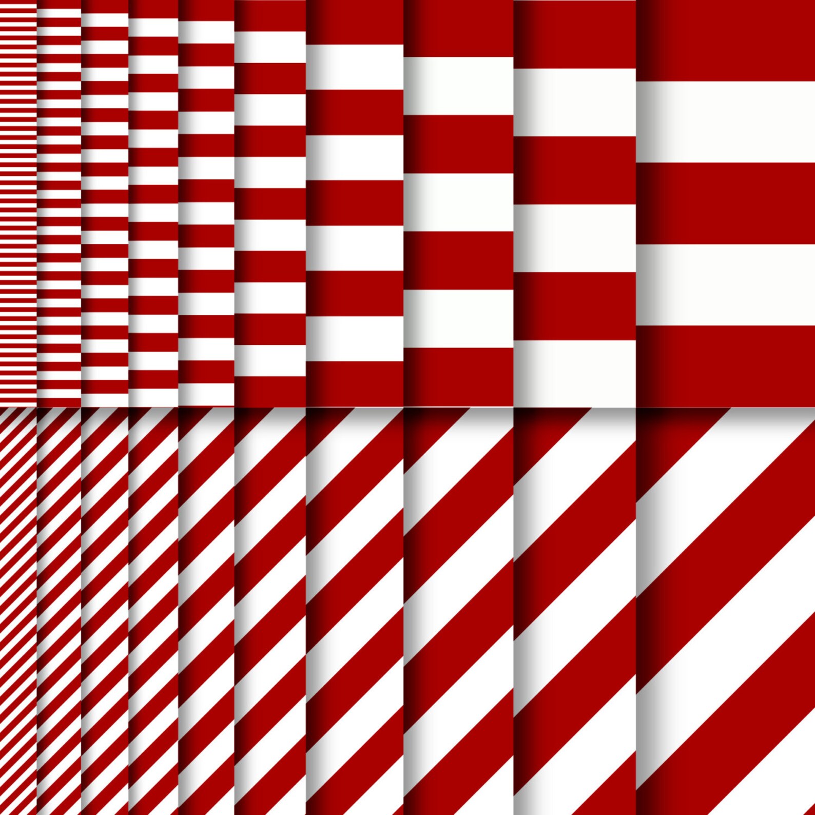 Digitale papier strepen, gestreepte digitale papier, rode strepen, rode ...