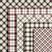 Plaid Digital Paper Tartan Check Red Light Brown Tan Gray White ...