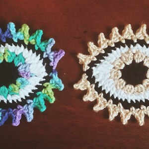 CROCHET PATTERN | Crochet Eye Applique Pattern | Beginner Friendly ...