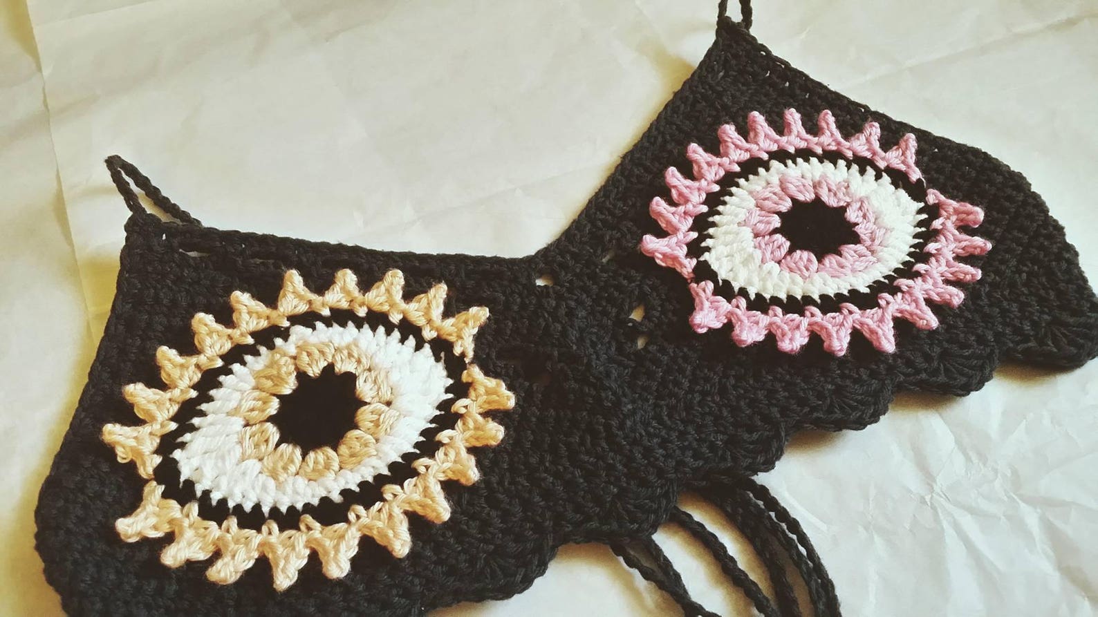 CROCHET PATTERN | Crochet Eye Applique Pattern | Beginner Friendly ...